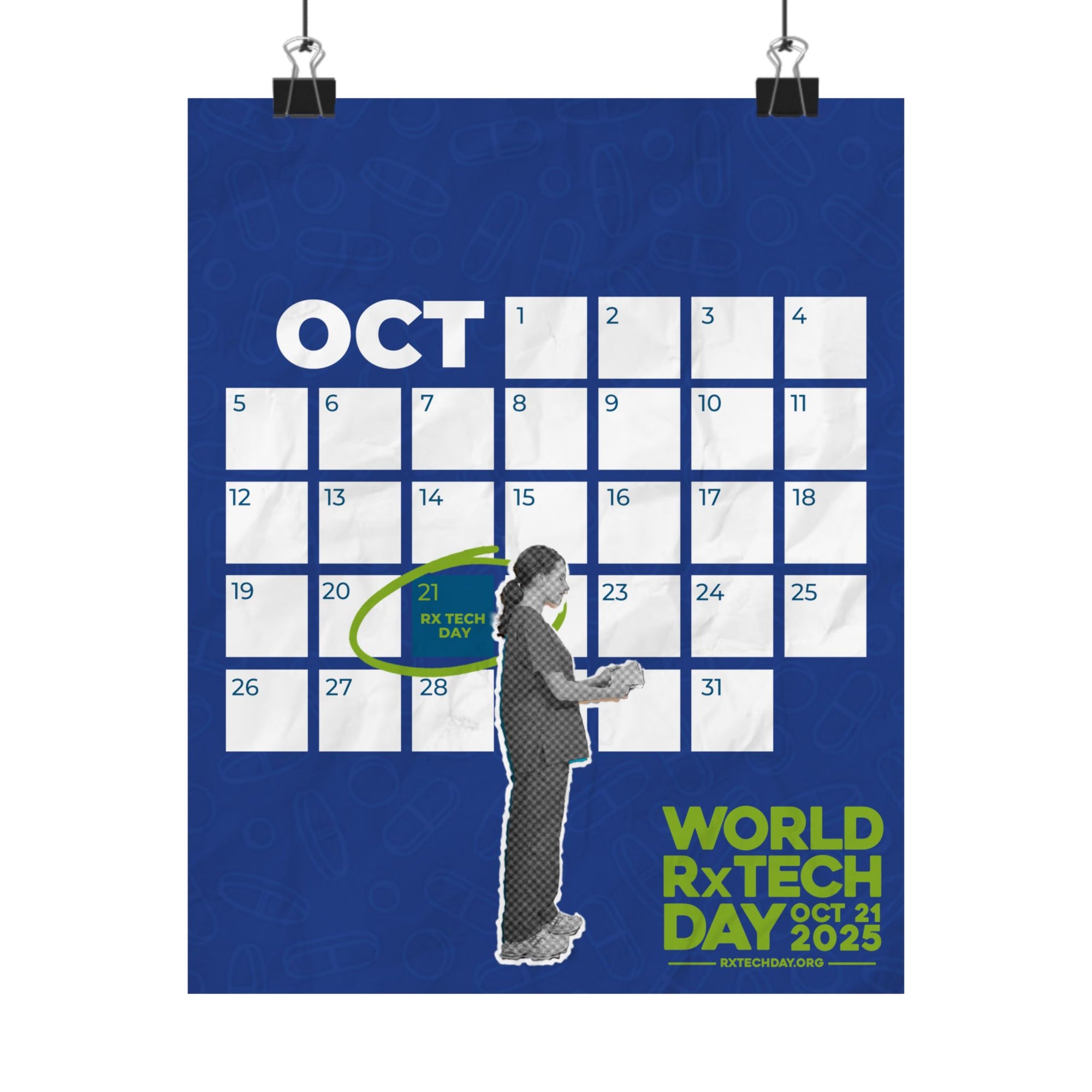 World Rx Tech Day 2025 Calendar Poster – Mark the Date – RxSwag - Merch ...