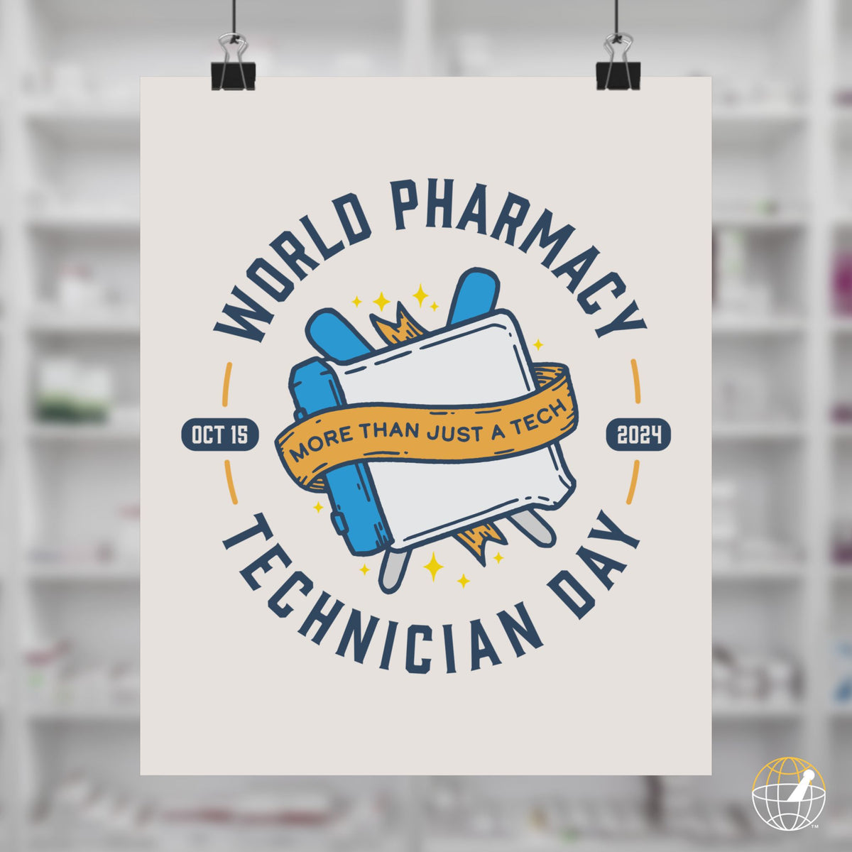 More Than Just A Tech: Pharmacy Technician Day 2024 Poster// Counting ...